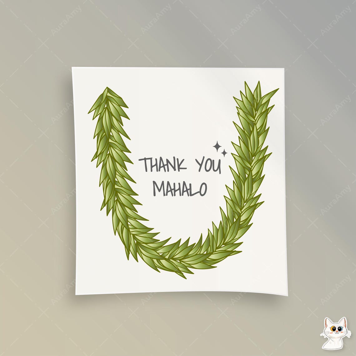 Maile Lei Png , Curve Leaf Lei Png , Maile Lei Digital Download, PNG ...