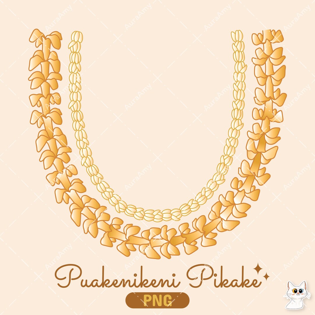 Puakenikeni Pikake Lei, Tropical Flower Cut File, Digital Download, SVG ...