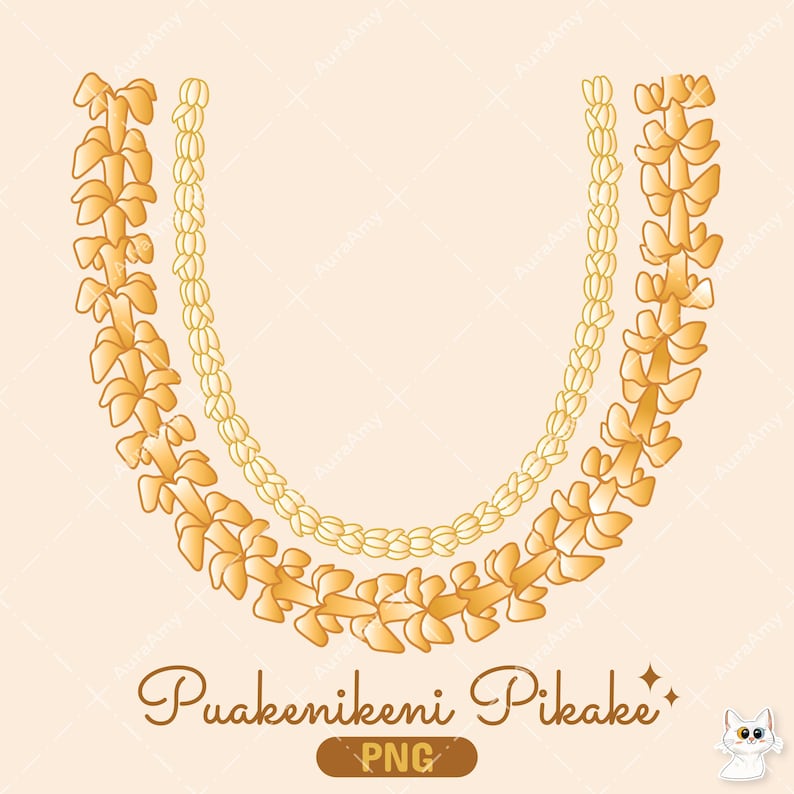 Puakenikeni Pikake Lei, Tropical Flower Cut File, Digital Download, SVG ...