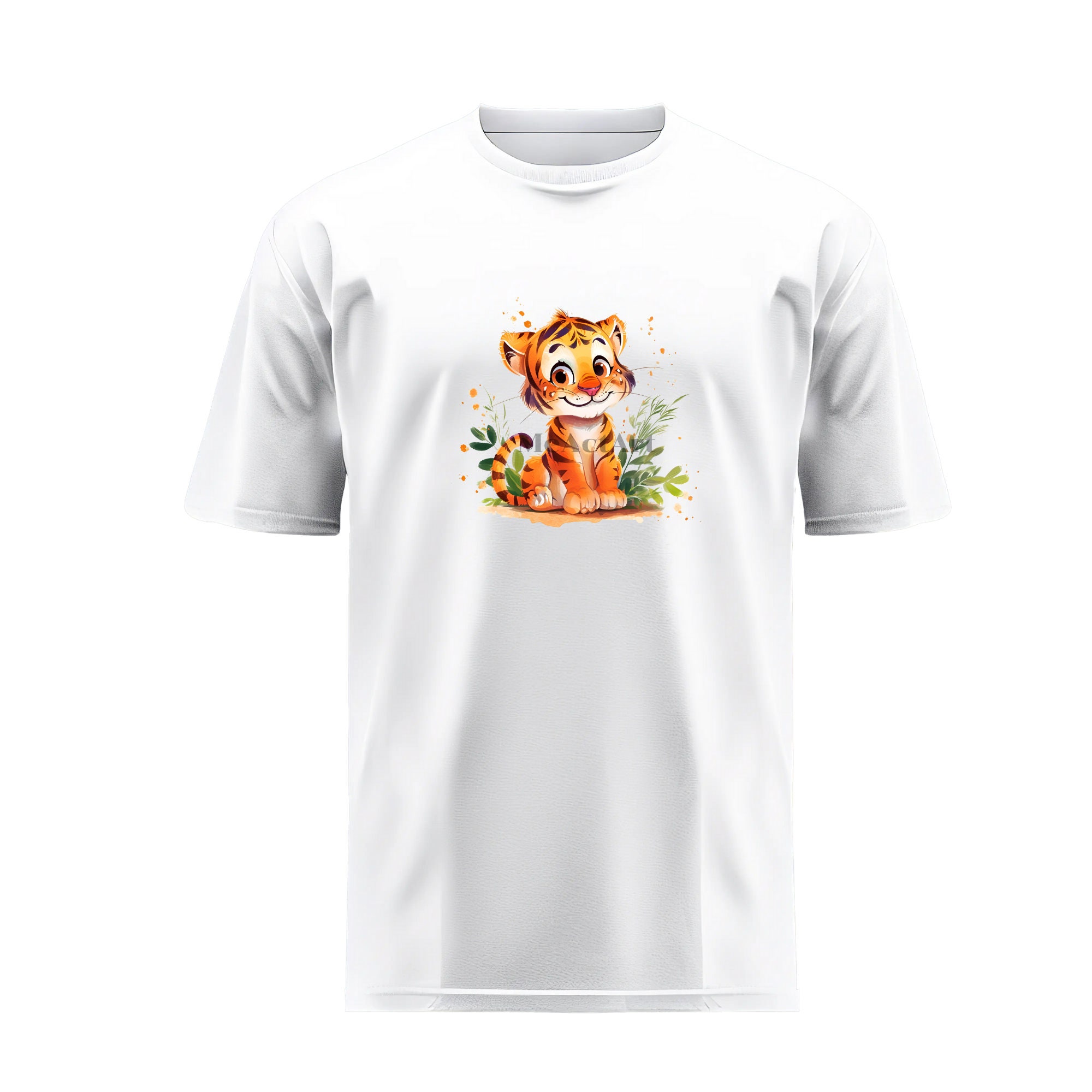 Cute Baby Tiger Watercolor Set Clipart, Tiger Watercolor PNG ...