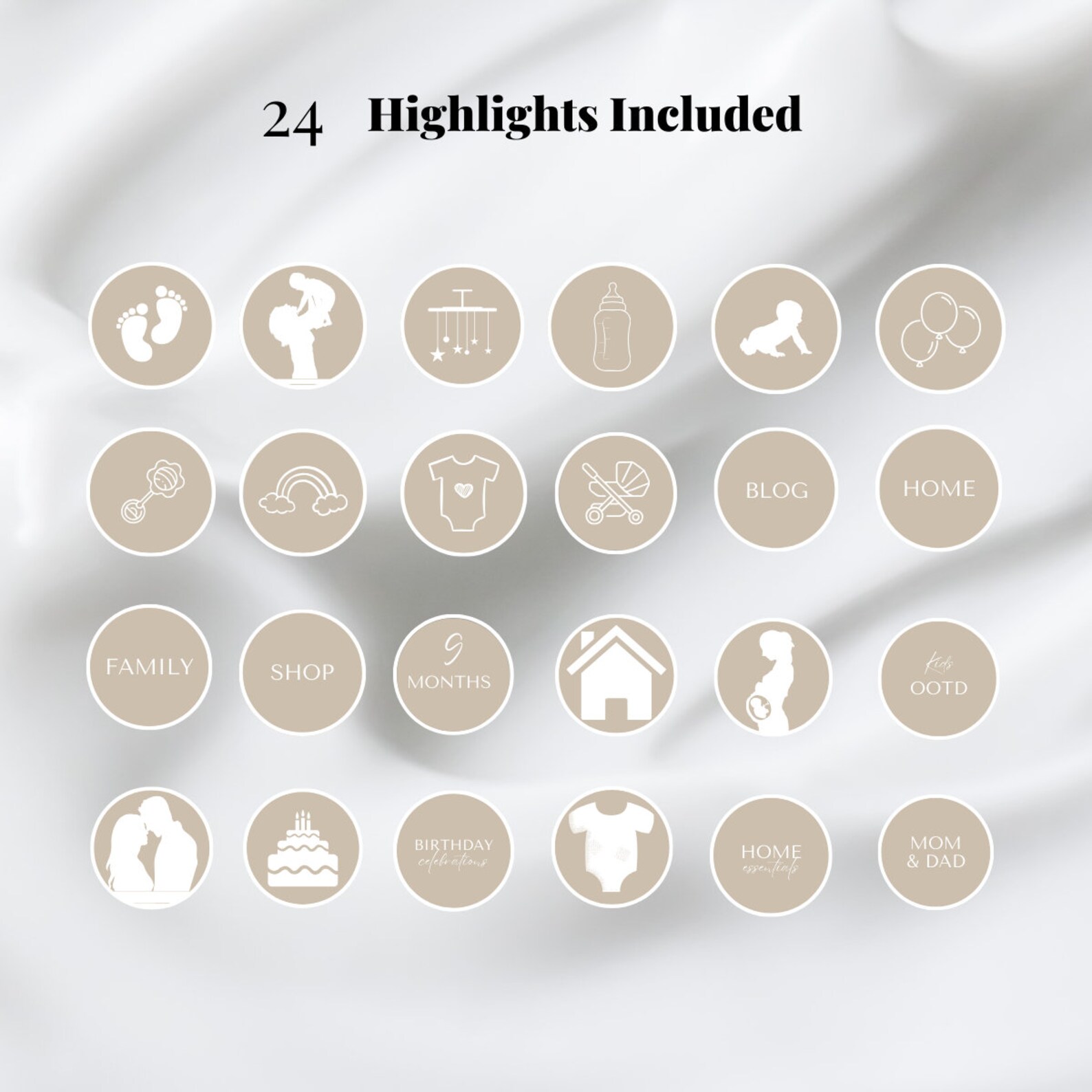 24 Family Highlights for Instagram - Etsy