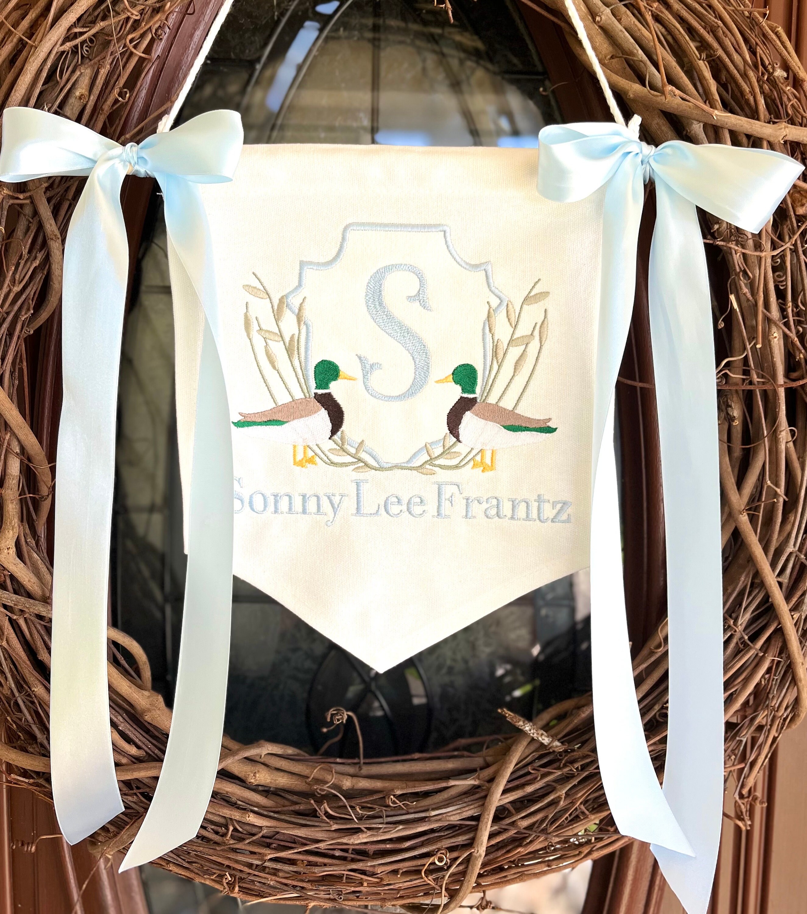 Mallard/duck Crest Hospital Banner | Baby Boy | Customized - Etsy