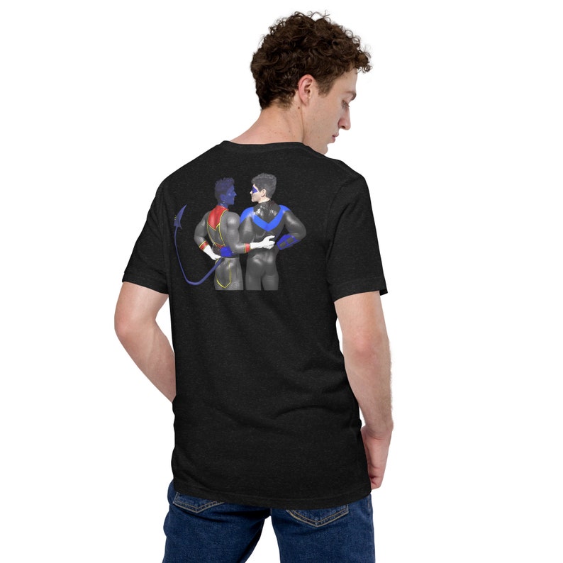 Nightcrawler/nightwing Front and Back Unisex T-shirt - Etsy