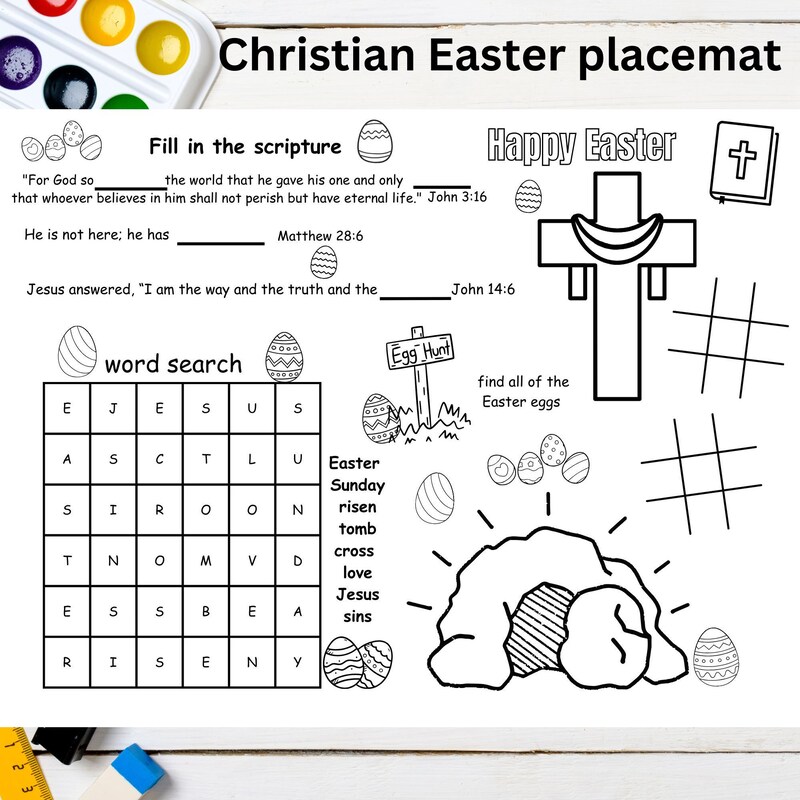 Easter Placemats - Etsy