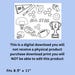 Sports Themed Coloring Sheet, Printable Sports Coloring Page for Kids ...