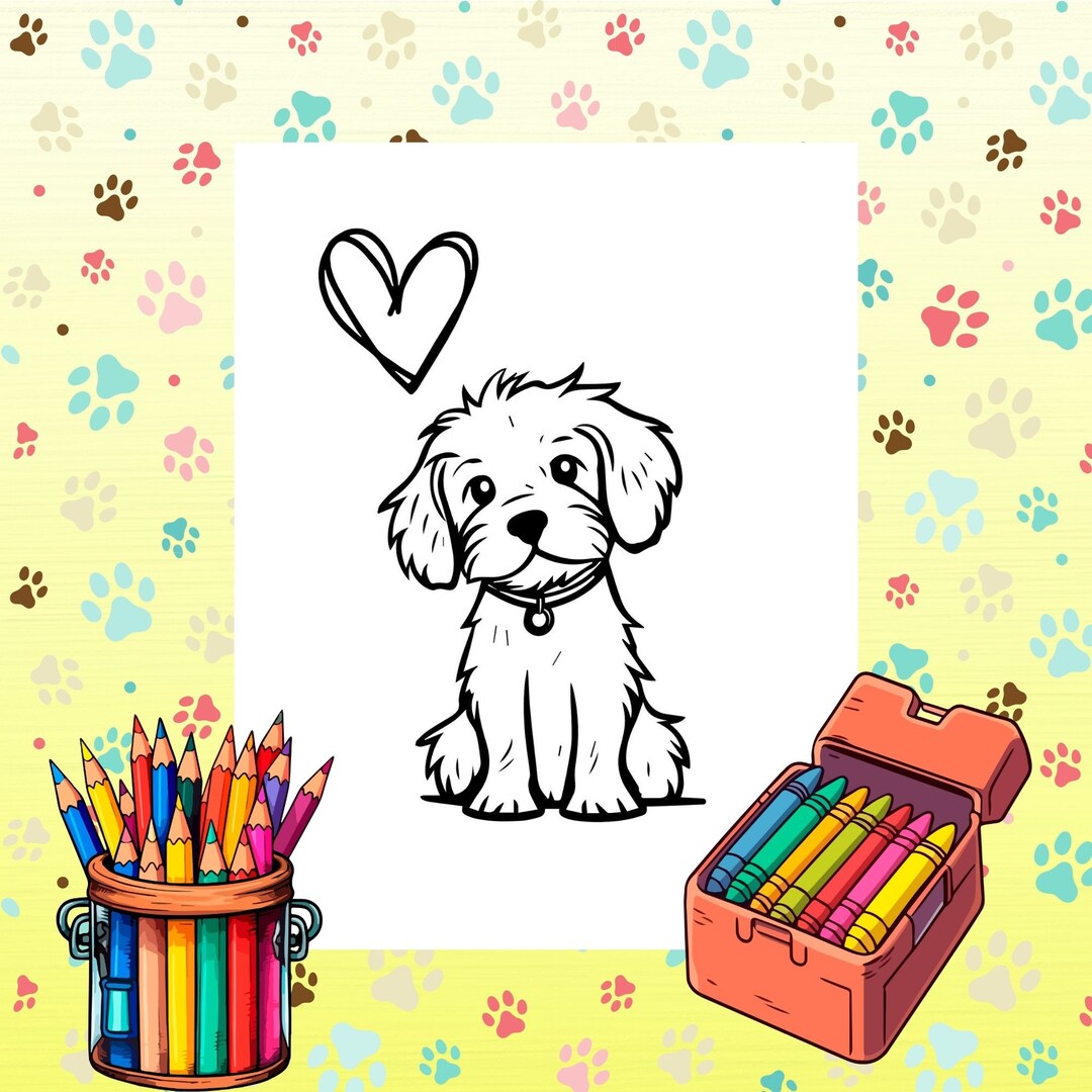 Dog Coloring Pages for Kids, 11 Printable Puppy Coloring Pages ...