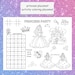 Princess Party Activity Coloring Placemat for Kids Printable, Princess ...