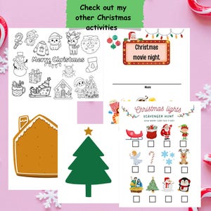 Build Your Own Christmas Tree Craft for Kids, Printable Coloring ...