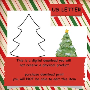 Build Your Own Christmas Tree Craft for Kids, Printable Coloring ...