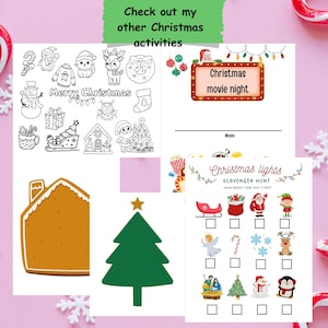 Christmas Nativity Coloring Activity Placemat Printable, Christian ...