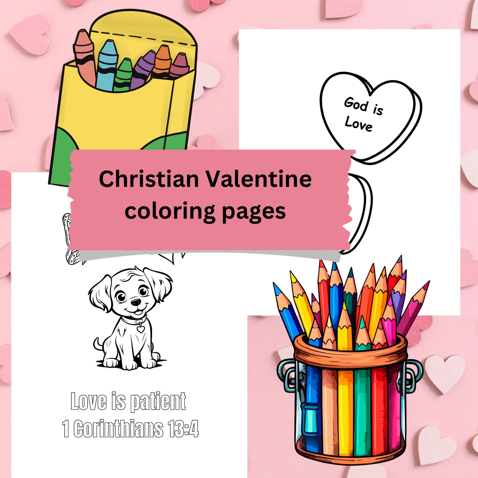 Printable Bible Verse Coloring Pages for Kids, Christian Coloring Pages ...