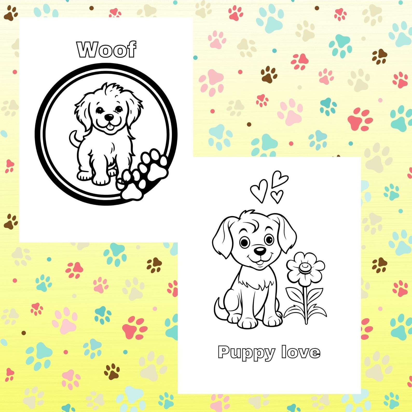 Dog Coloring Pages for Kids, 11 Printable Puppy Coloring Pages ...