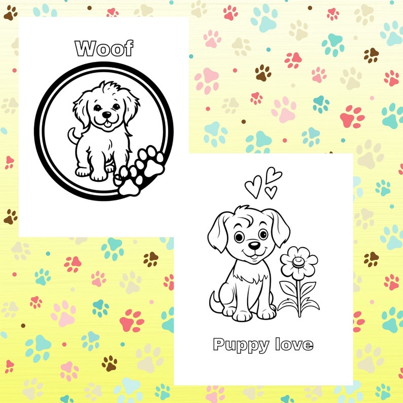 Dog Coloring Pages for Kids, 11 Printable Puppy Coloring Pages ...