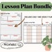 Printable Earthy Lesson Plans Daily and Weekly - Etsy