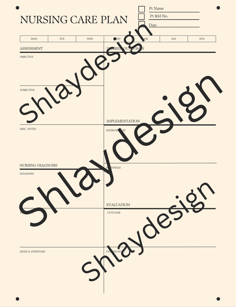 Nursing Care Plan in Beige, Nurse Care Plan, Care Plans, Nursing Care ...