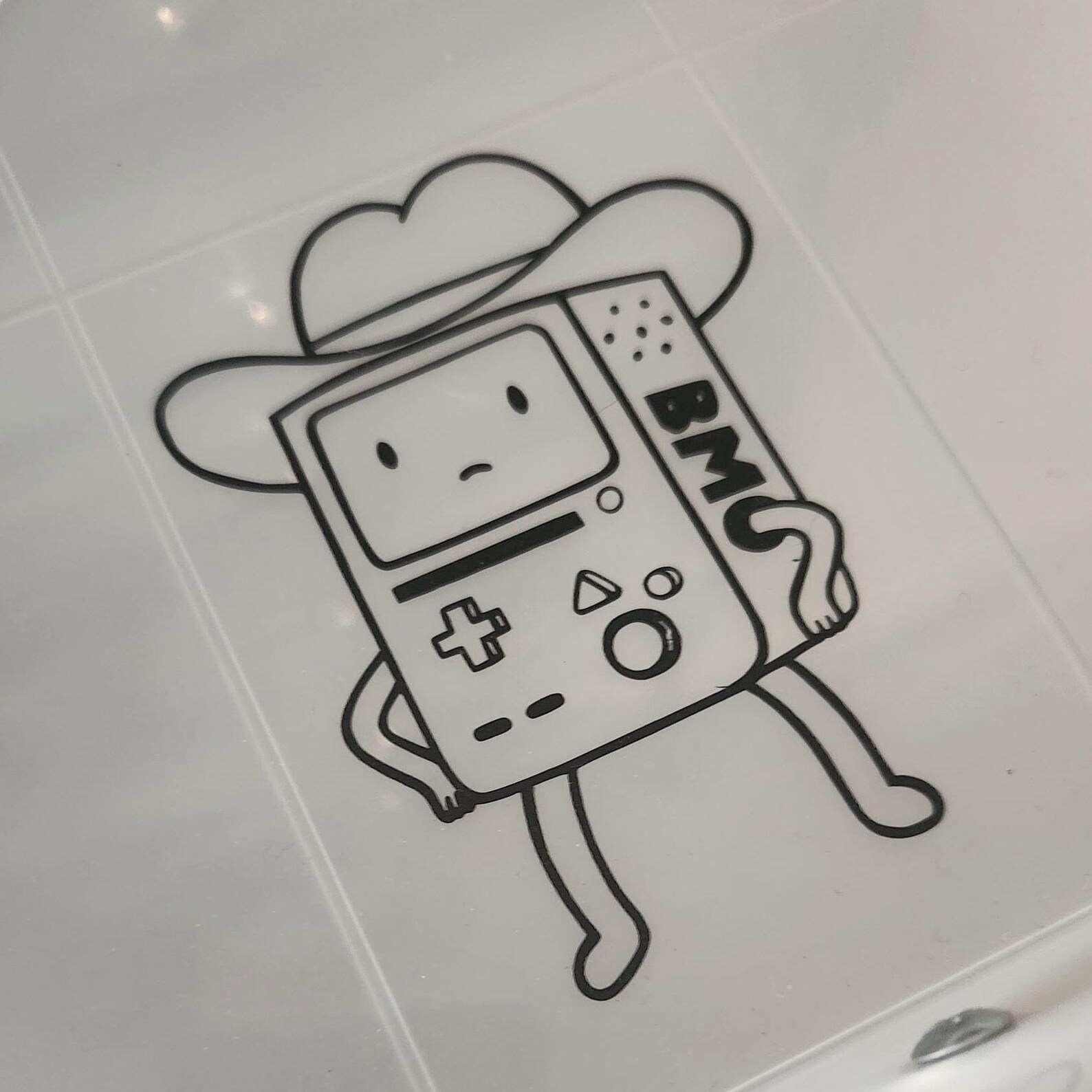 Cowboy BMO Decal - Etsy