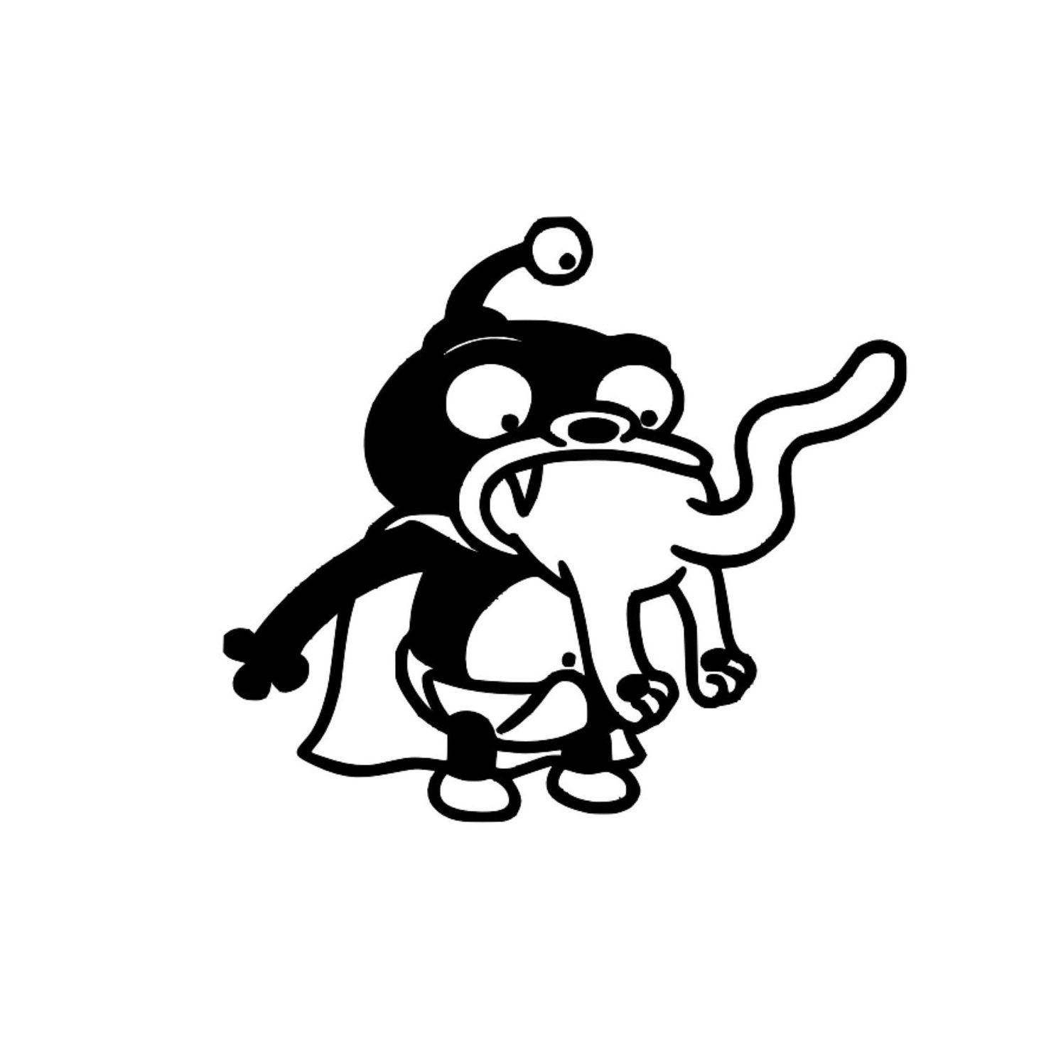 Hungry Nibbler Decal - Etsy