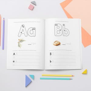 Bible Alphabet Letter Tracing Workbook Scripture-based Educational ...