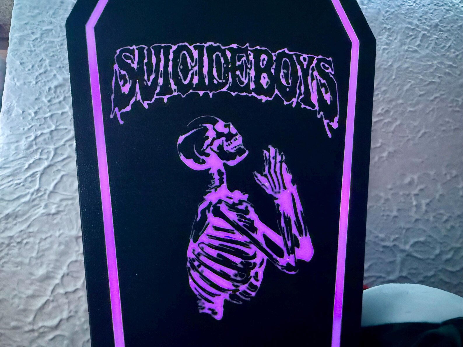 G59 Records Coffin Skeleton Lightbox | Ruby | Scrim | LED RGB Multiple ...