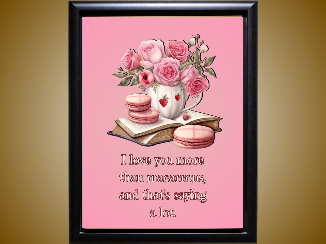 Valentine Printable Digital Wall Art: Instant Download, Perfect for ...