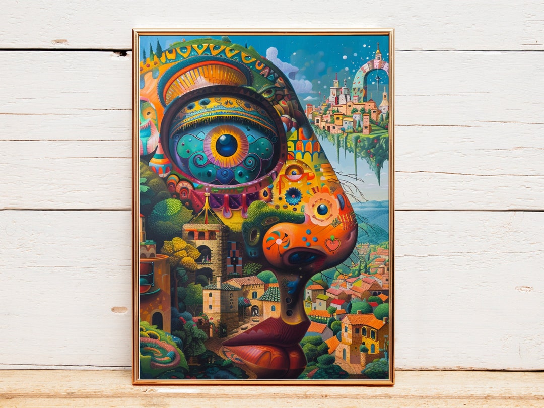 Surrealism Fantasy Digital Wall Art Download, Surrealism Wall Art, Home ...