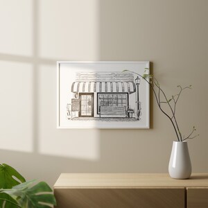 Custom Business Sketch, Drawing From Photo, Business Front, Commercial ...