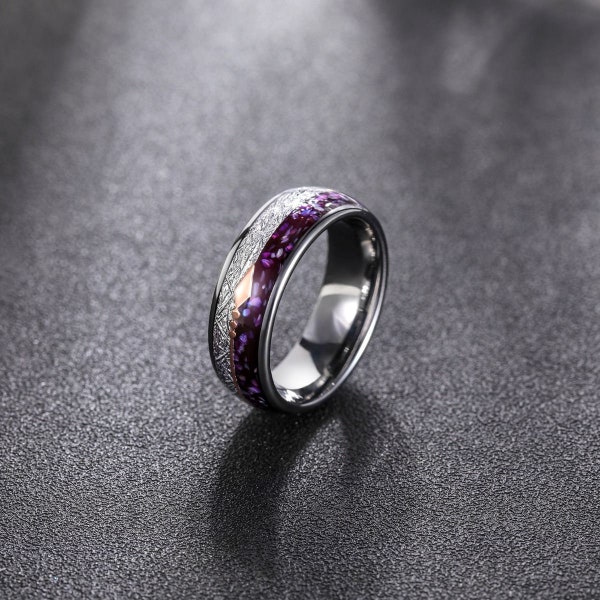 Purple Wedding Ring - Etsy
