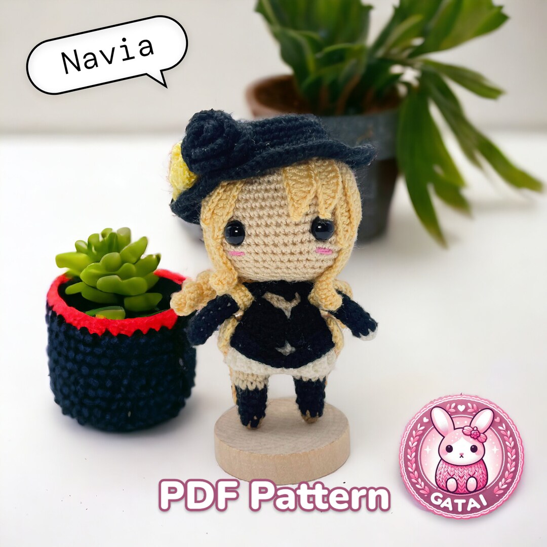 Navia - Genshin Impact - Crochet Pattern/amigurumi - Etsy