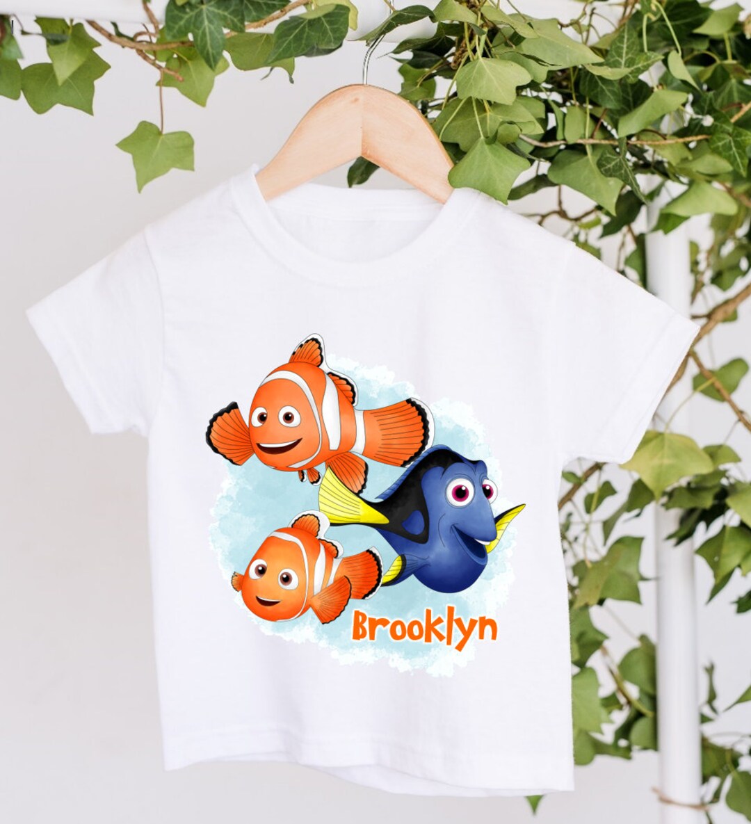 Children's Personalised Finding Nemo T-shirt Boys Girls Unisex Kids ...