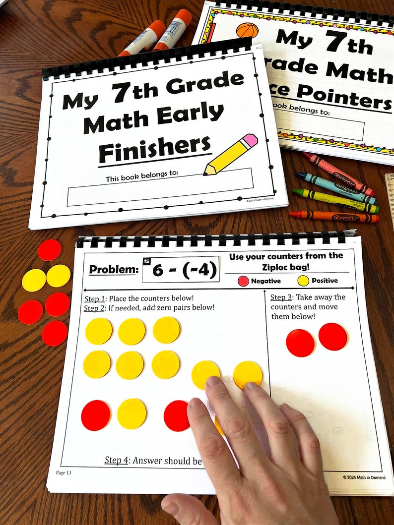 7th Grade Math Homeschool Box - Etsy