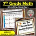 7th Grade Math Practice Pointers (physical Product) - Etsy