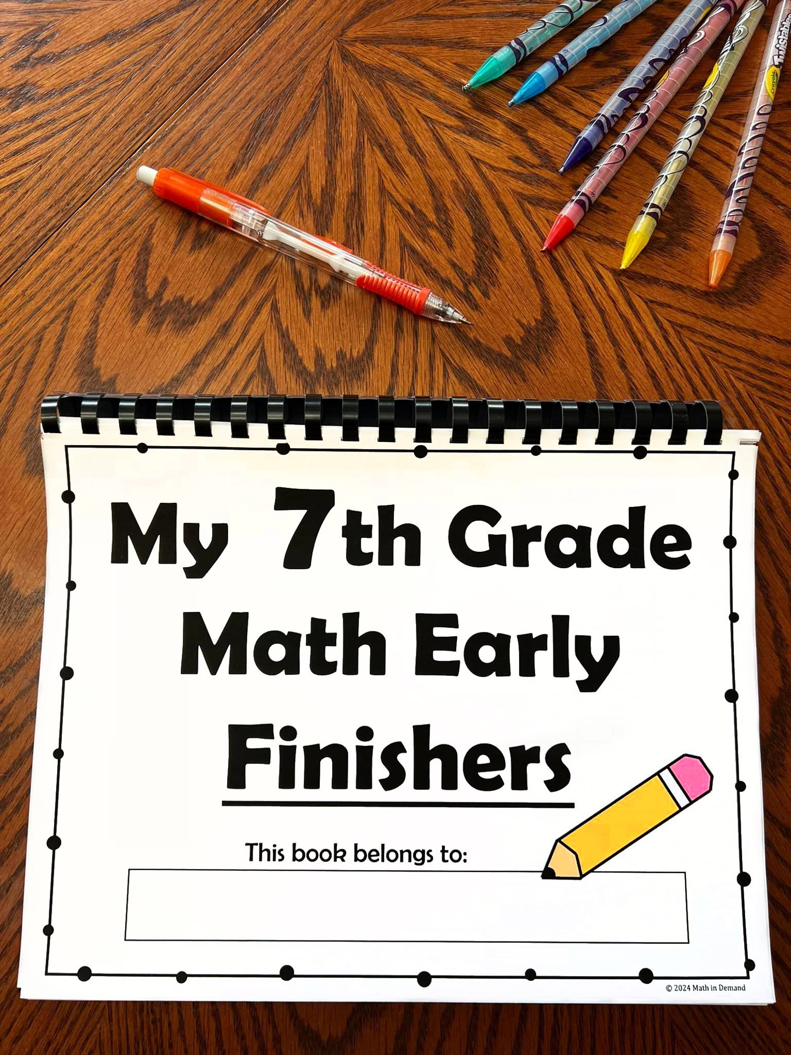 7th Grade Math Early Finishers - Etsy