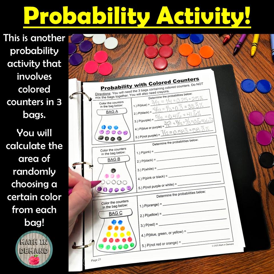 7th Grade Math Binder (physical Product) - Etsy