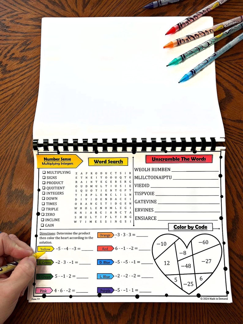 7th Grade Math Early Finishers - Etsy