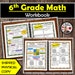 6th Grade Math Workbook - Etsy
