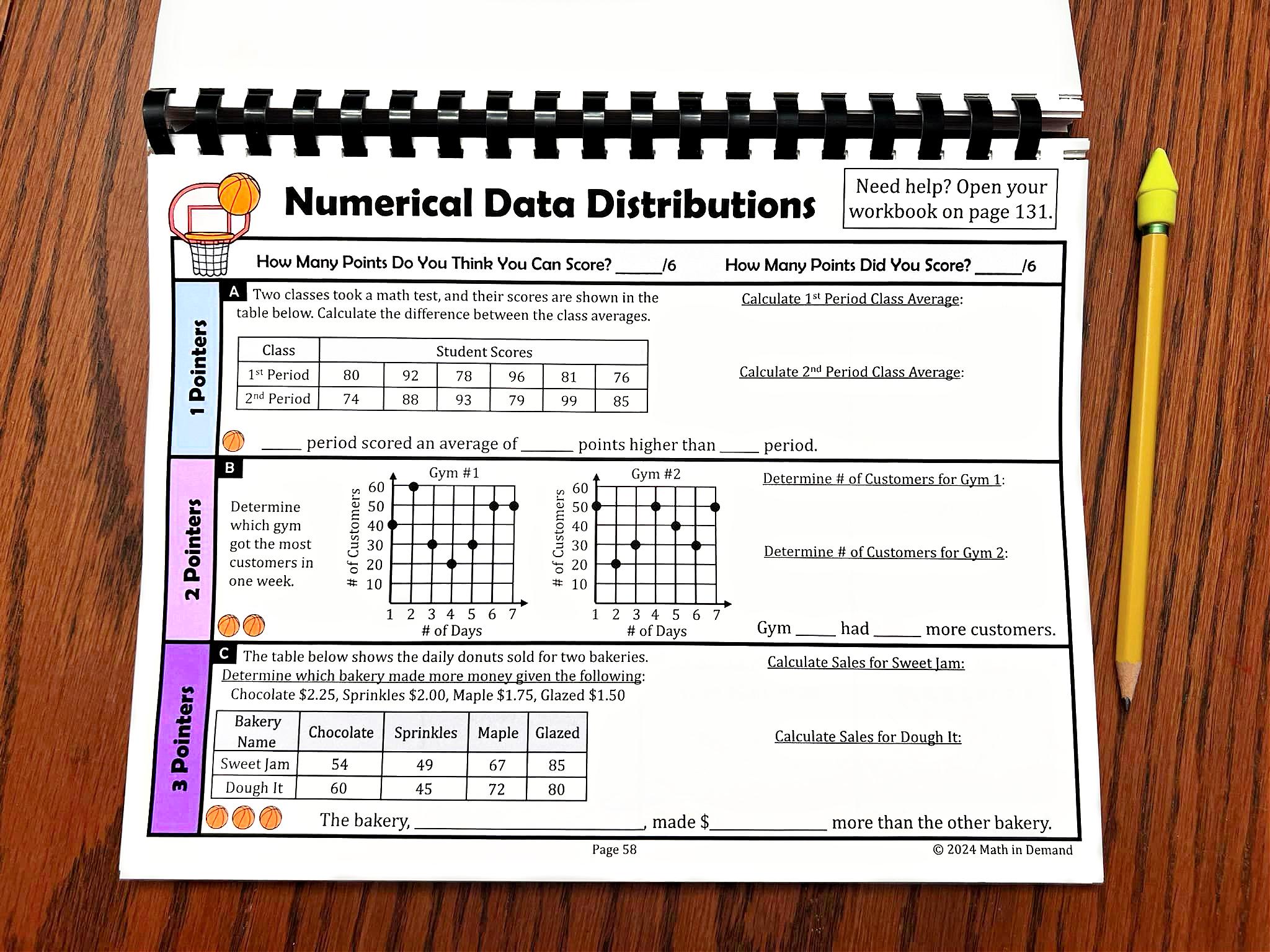 7th Grade Math Practice Pointers (physical Product) - Etsy