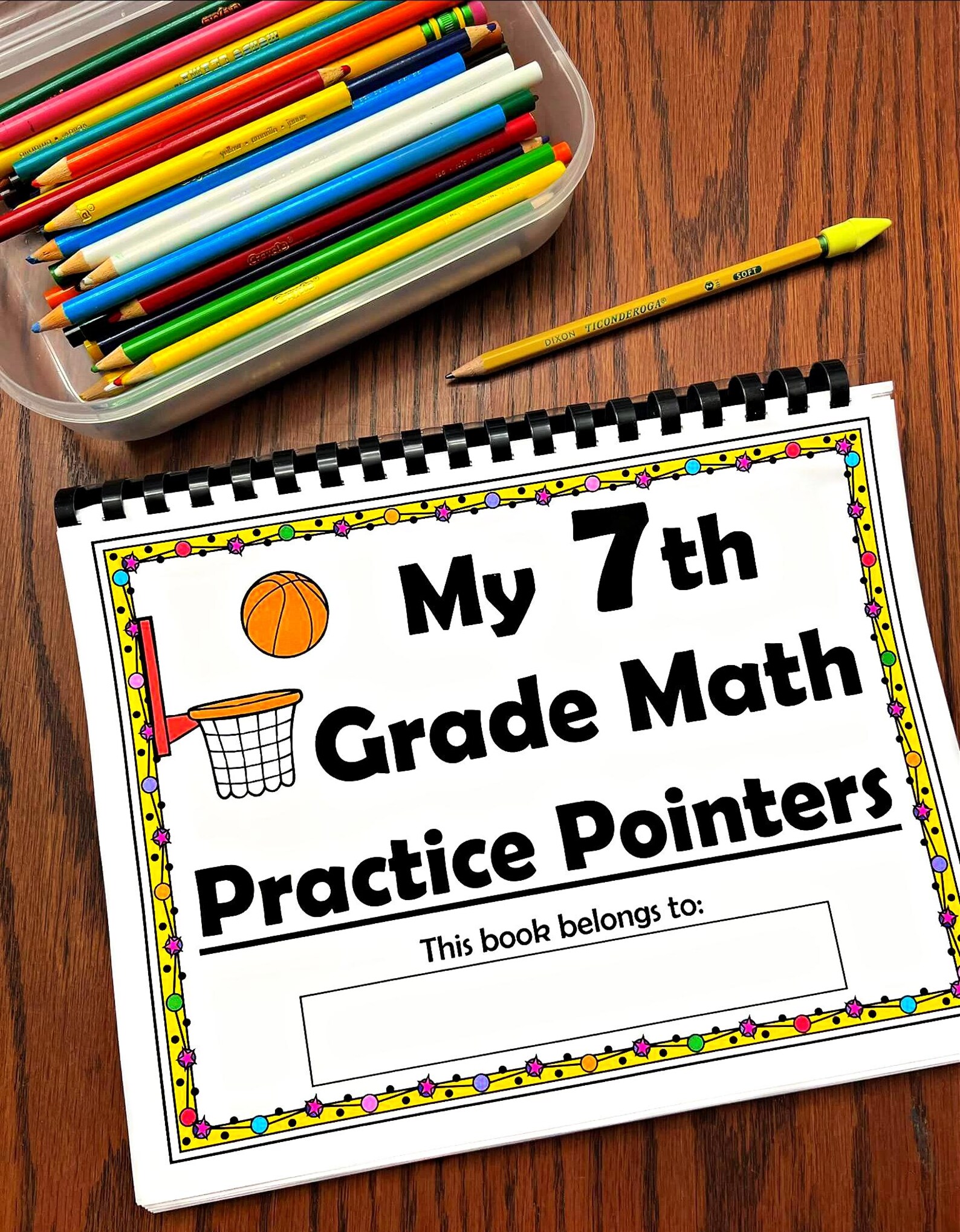 7th Grade Math Practice Pointers (physical Product) - Etsy