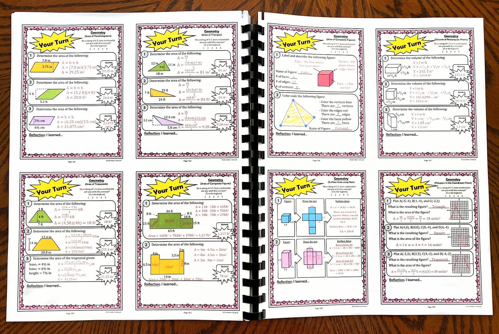 6th Grade Math Workbook - Etsy