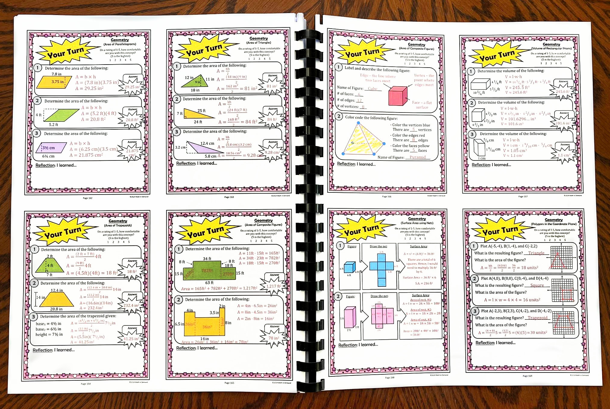 6th Grade Math Workbook - Etsy