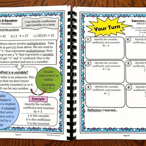 6th Grade Math Workbook - Etsy