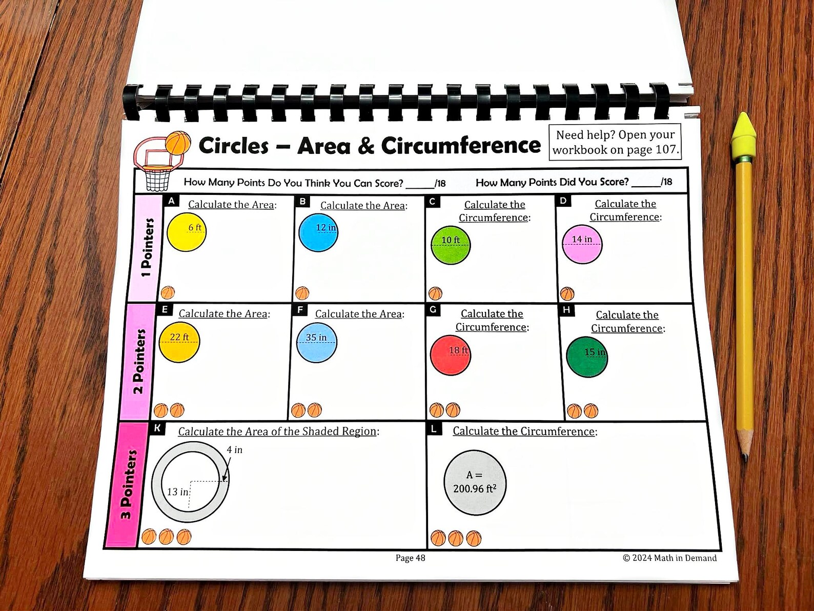 7th Grade Math Practice Pointers (physical Product) - Etsy