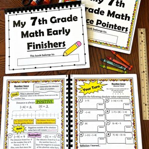 7th Grade Math Homeschool Box - Etsy