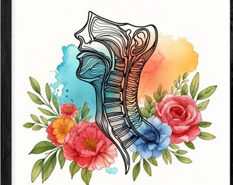 Larynx Anatomy LABELLED - Etsy Canada