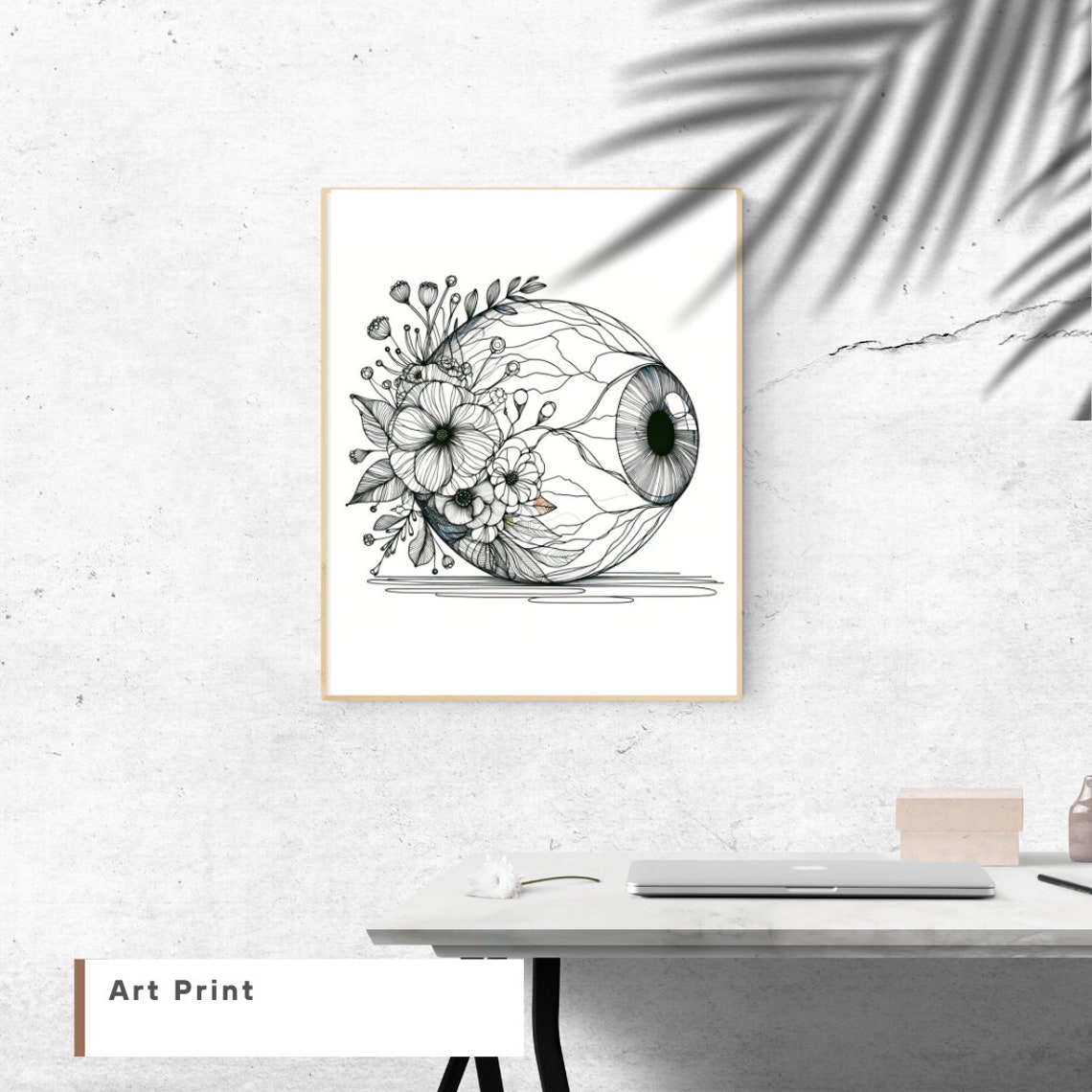 Eye Anatomy Print, Ophthalmologist Gift, Optometry Art, Optical Art ...