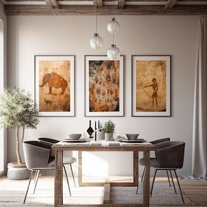 15 PC Cave Paintings Set | Prehistoric Art | Digital Printables ...