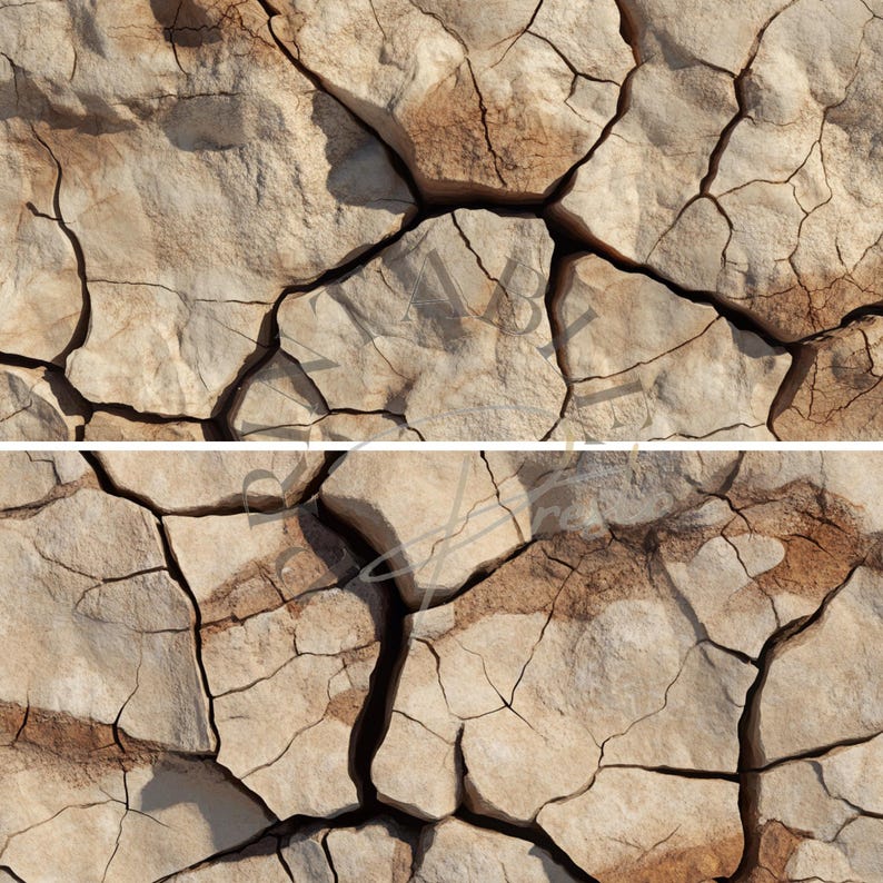 Cracked Earth Texture Pack, Desert Texture Pack, Digital Backgrounds ...