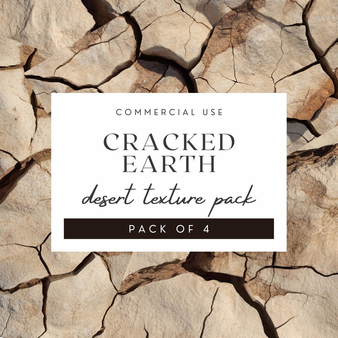 Cracked Earth Texture Pack, Desert Texture Pack, Digital Backgrounds ...