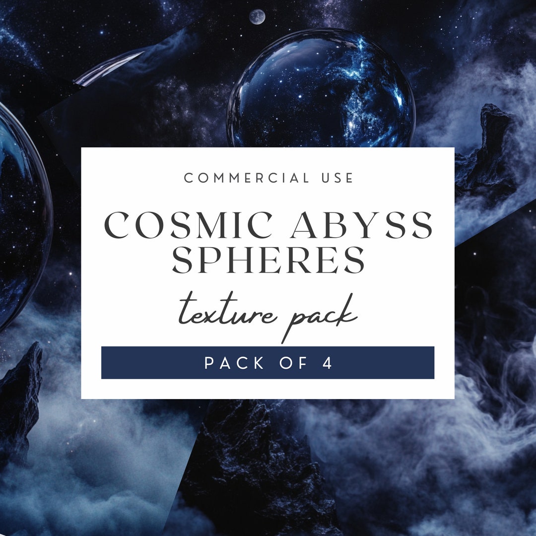 Cosmic Abyss Spheres Texture Pack, Digital Download, Commercial Use ...