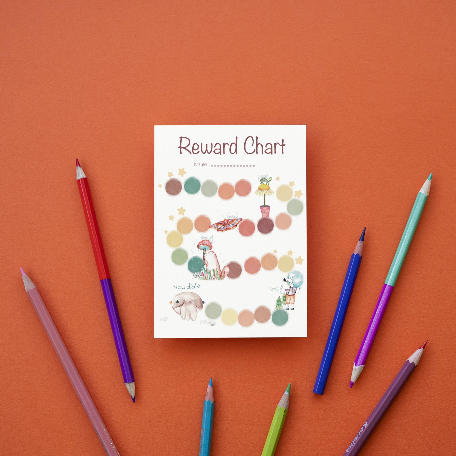 Potty Training Chart, Potty Chart, Potty Training, Reward Chart, Potty ...