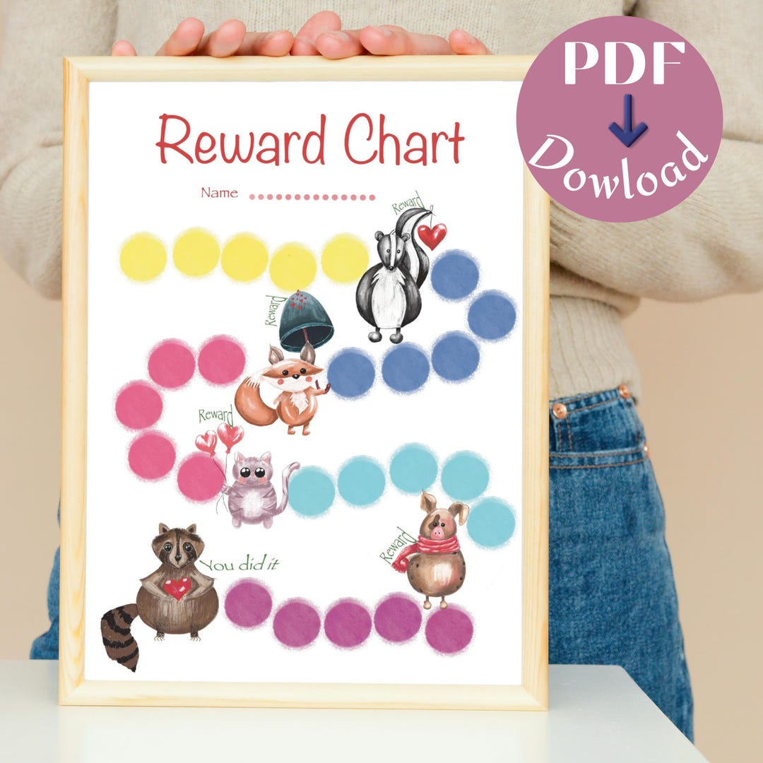 Potty Training Chart, Potty Chart, Potty Training, Reward Chart, Potty ...